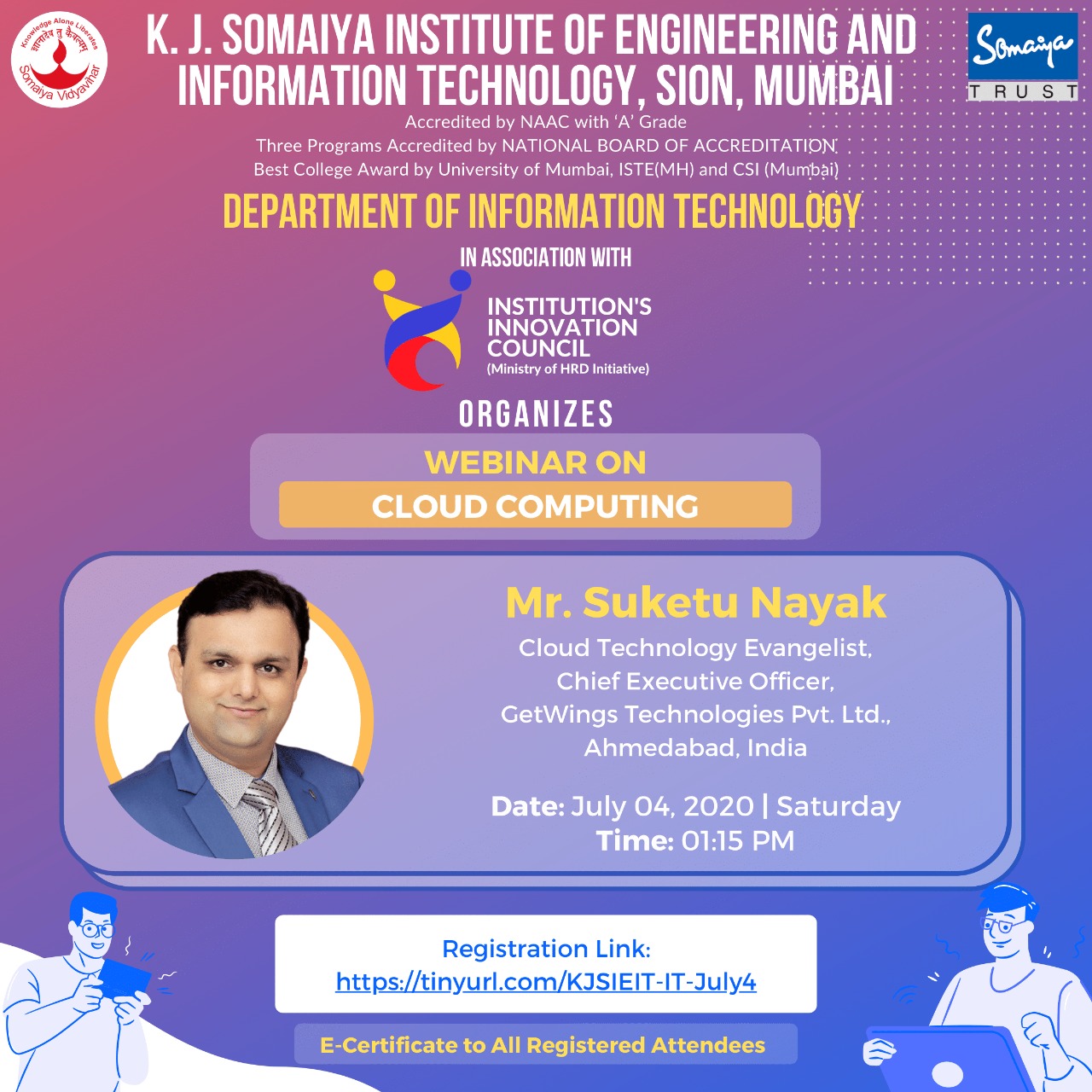 International Webinar on "Cloud Computing” | SVU