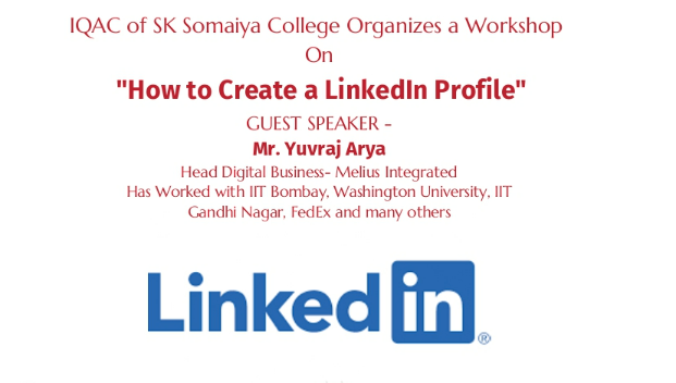 Workshop on Creating LinkedIn Profile - Organized by IQAC | SVU