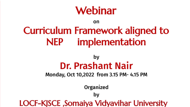 Curriculum Framework aligned to NEP implementation | SVU