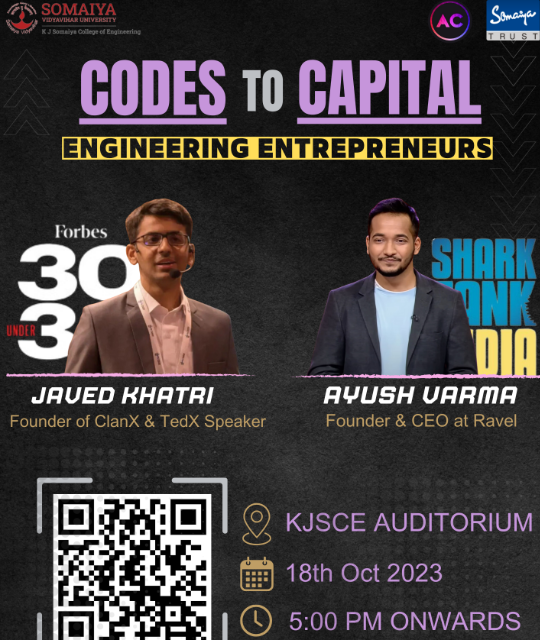 Codes to Capital: Engineering Entrepreneurs | SVU