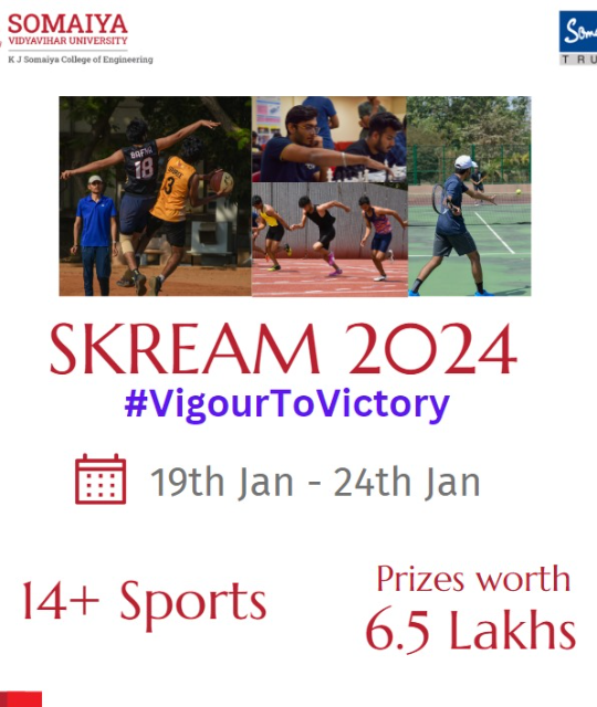 SKREAM- Annual Sports Festival of KJSSE 2024 | SVU