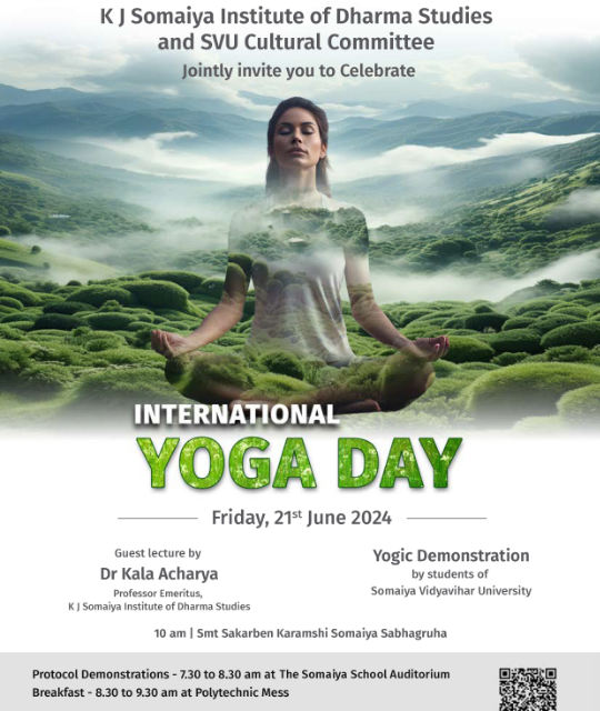 International Yoga Day Celebration on 21st June 2024 | SVU