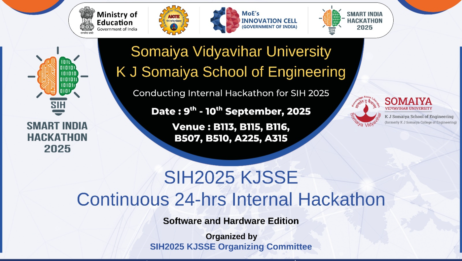 KJSSE Internal Hackathon SIH2025 | SVU